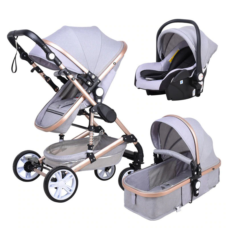 Billiga FinFlicka Kombivagn 3 i 1 Barnvagn - Komplett Resesystem ...